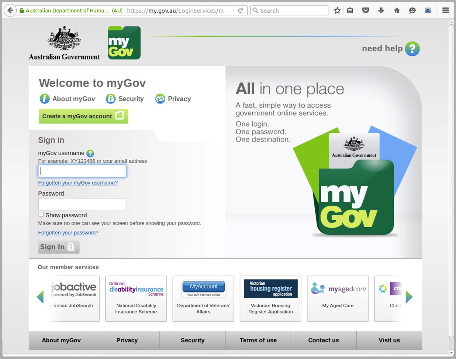 Near-perfect myGov clone aims to harvest credit card information