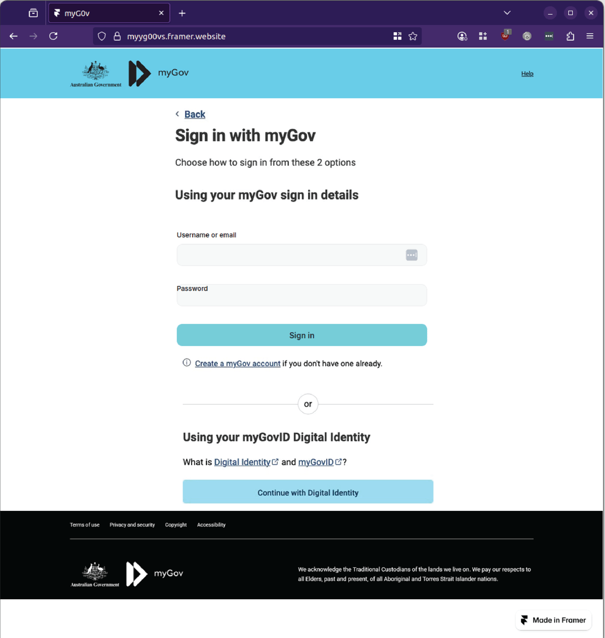 Refund Updates, a Ruse to Steal myGov Credentials