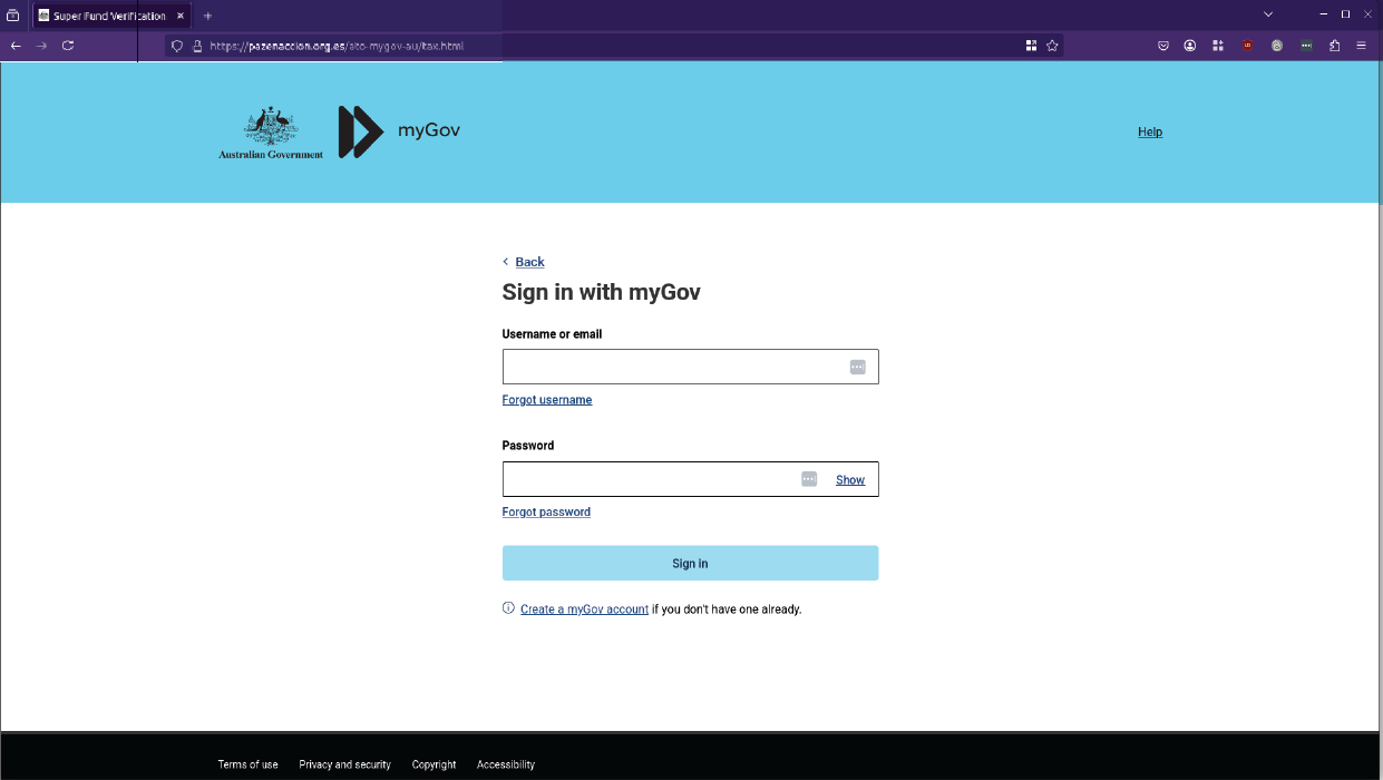 Multi-Stage Super Scam Mimics myGov to Harvest Credentials