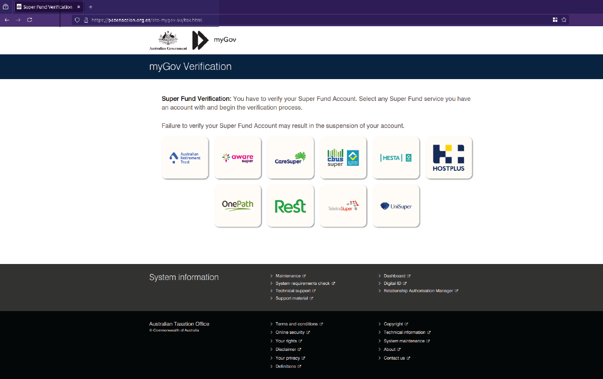 Multi-Stage Super Scam Mimics myGov to Harvest Credentials