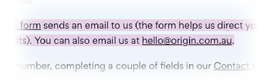 Origin Energy Bill, Refund Scam