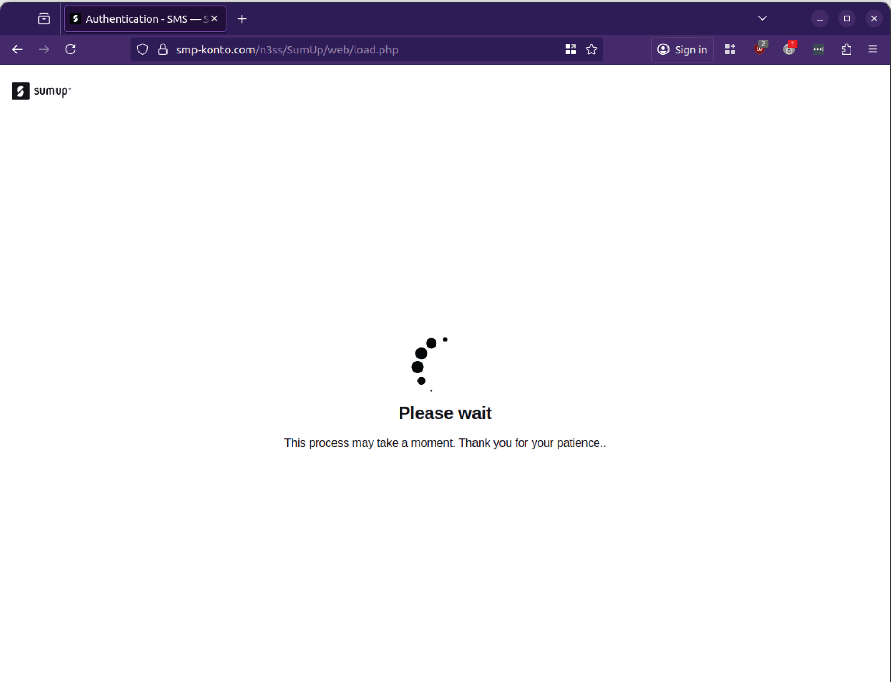 Scam impersonates payments provider, SumUp, to steal credentials