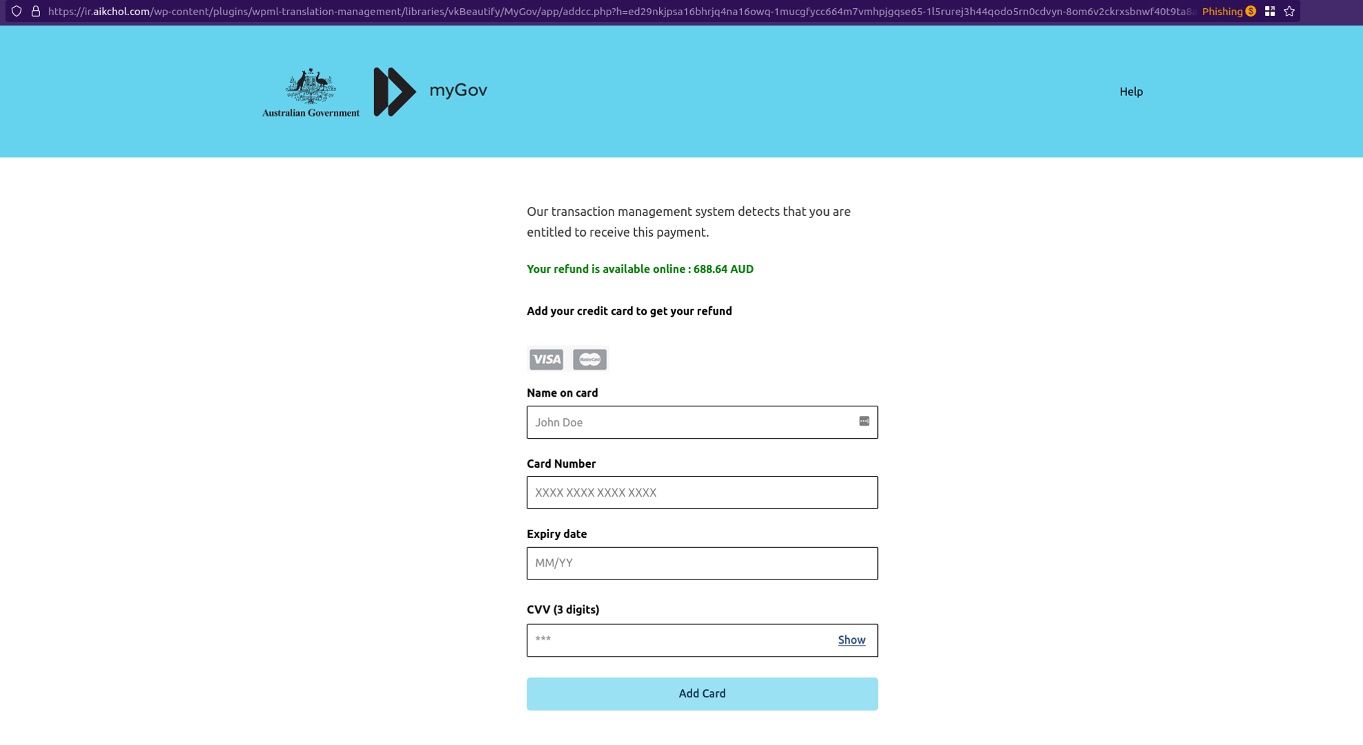 Millions of Medicare Customers Targeted in myGov Email Scam