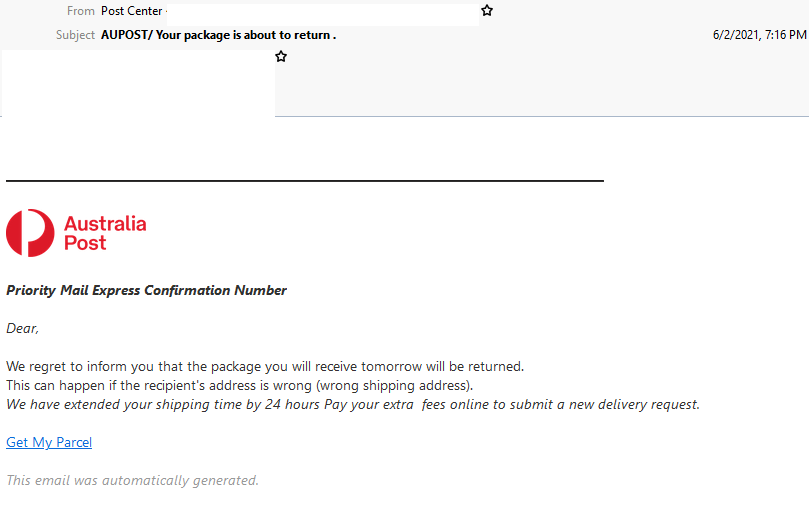 The parcel impersonators: Staying protected from parcel provider email ...