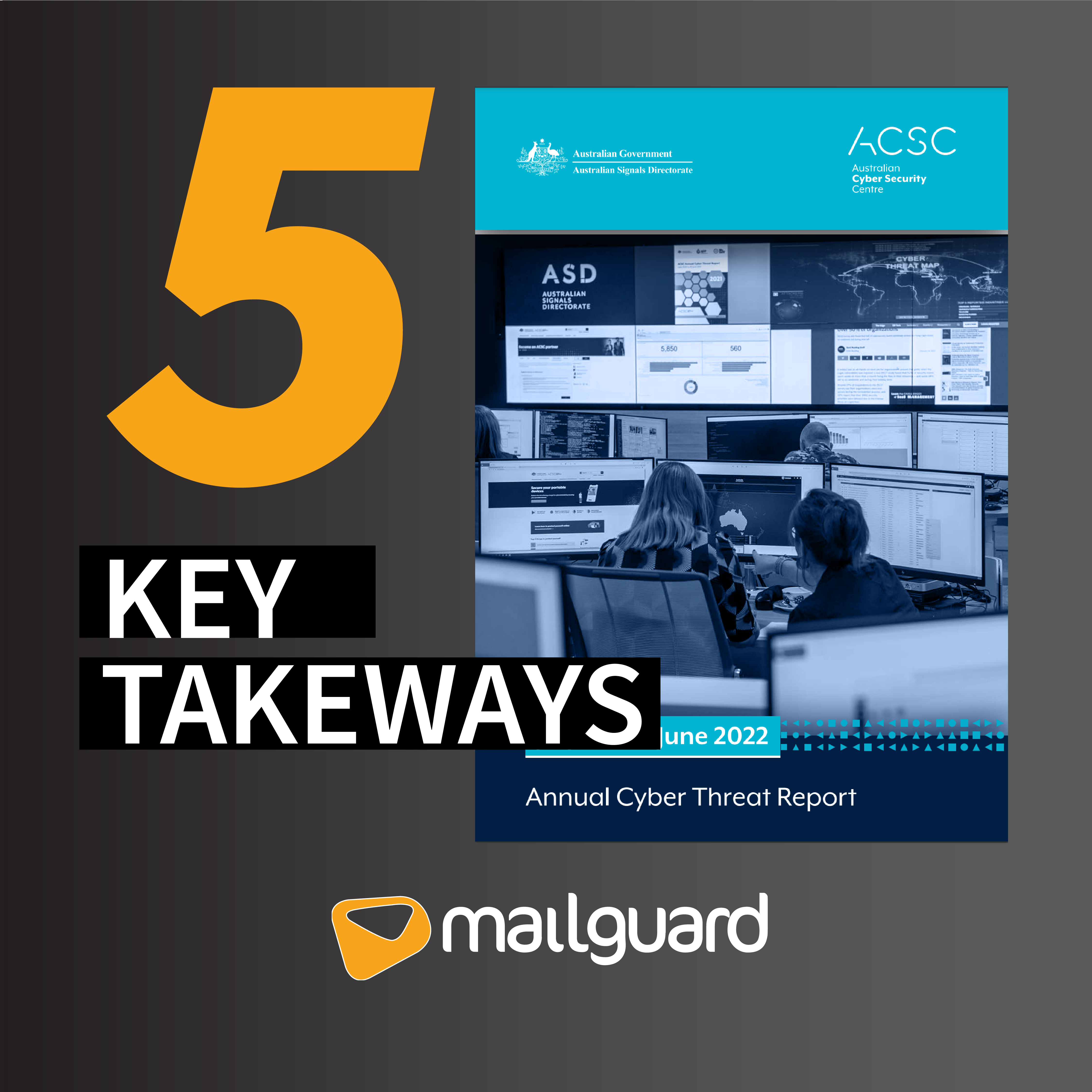 5 Key Takeaways from the ACSC’s 2021-2022 Annual Cyber Threat Report