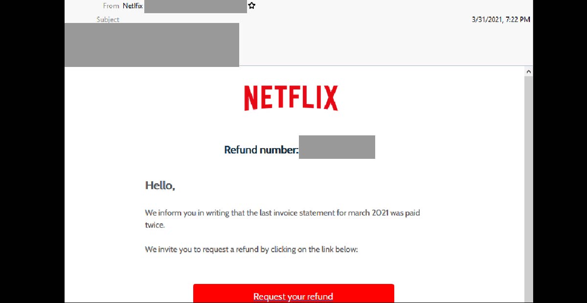 Don’t be fooled by this Netflix-themed phishing email inviting you to ...
