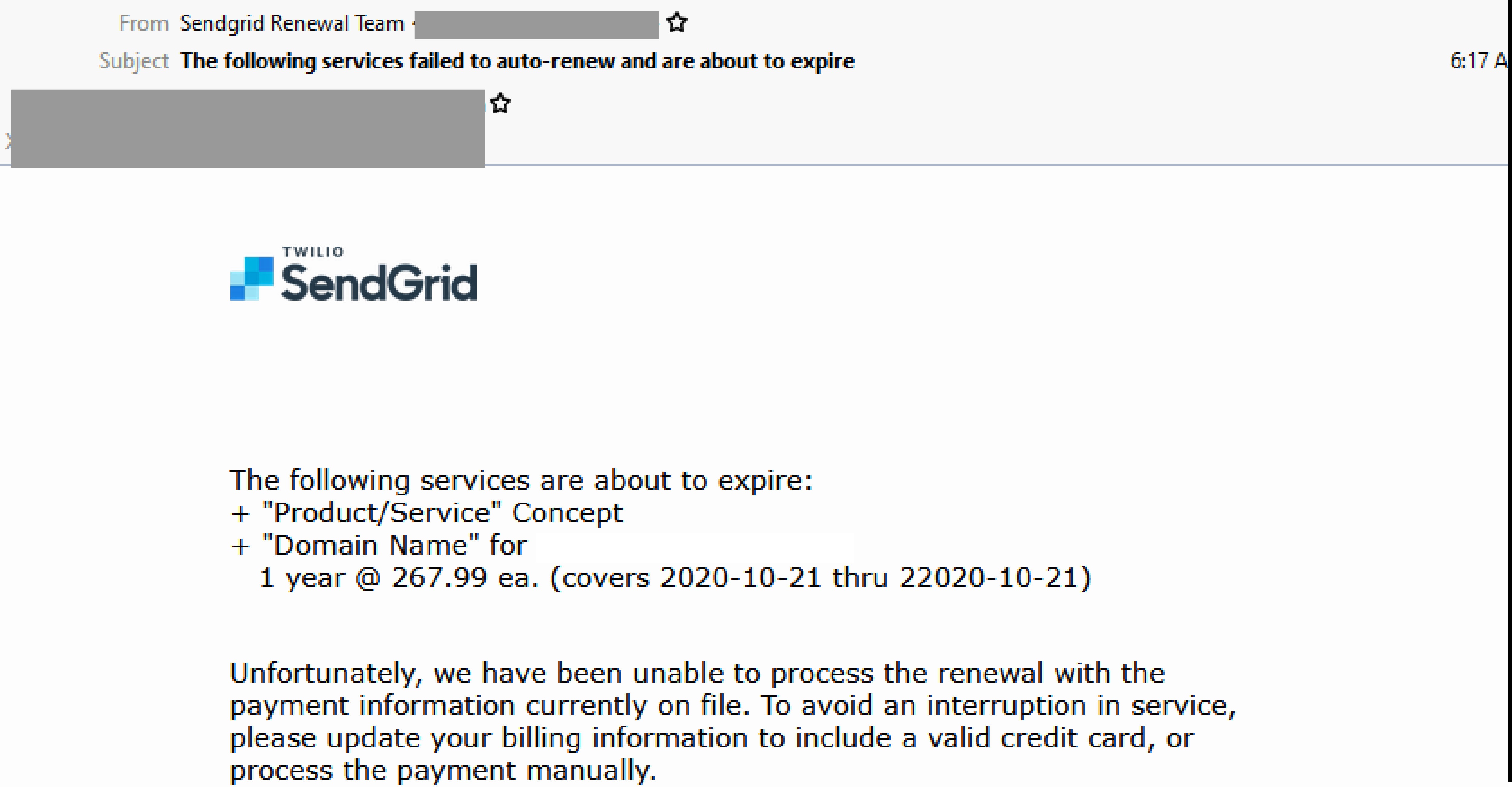 Caution: SendGrid spoofed in phishing email sent from a compromised ...