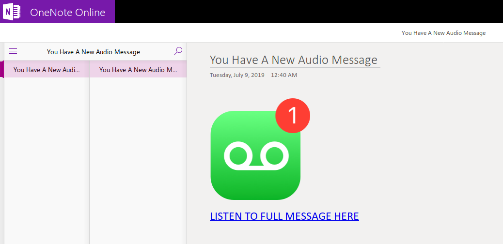 Don’t be fooled by this "audio email" phishing scam