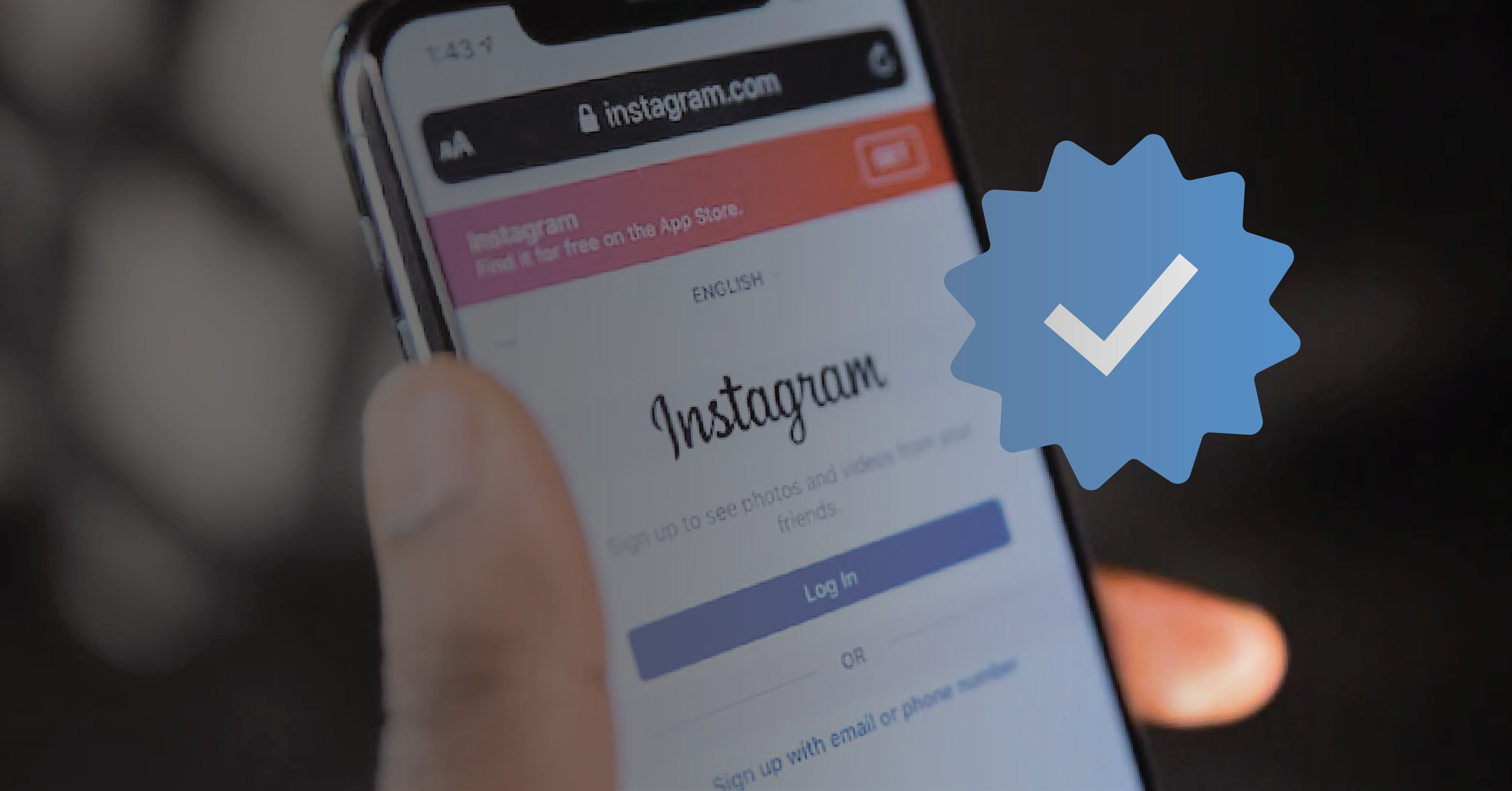 New Insta “Blue Badge” Phishing Email