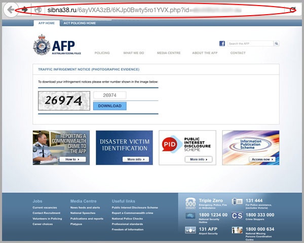 Another Fake AFP Email Scam Targets Australians with Ransomware