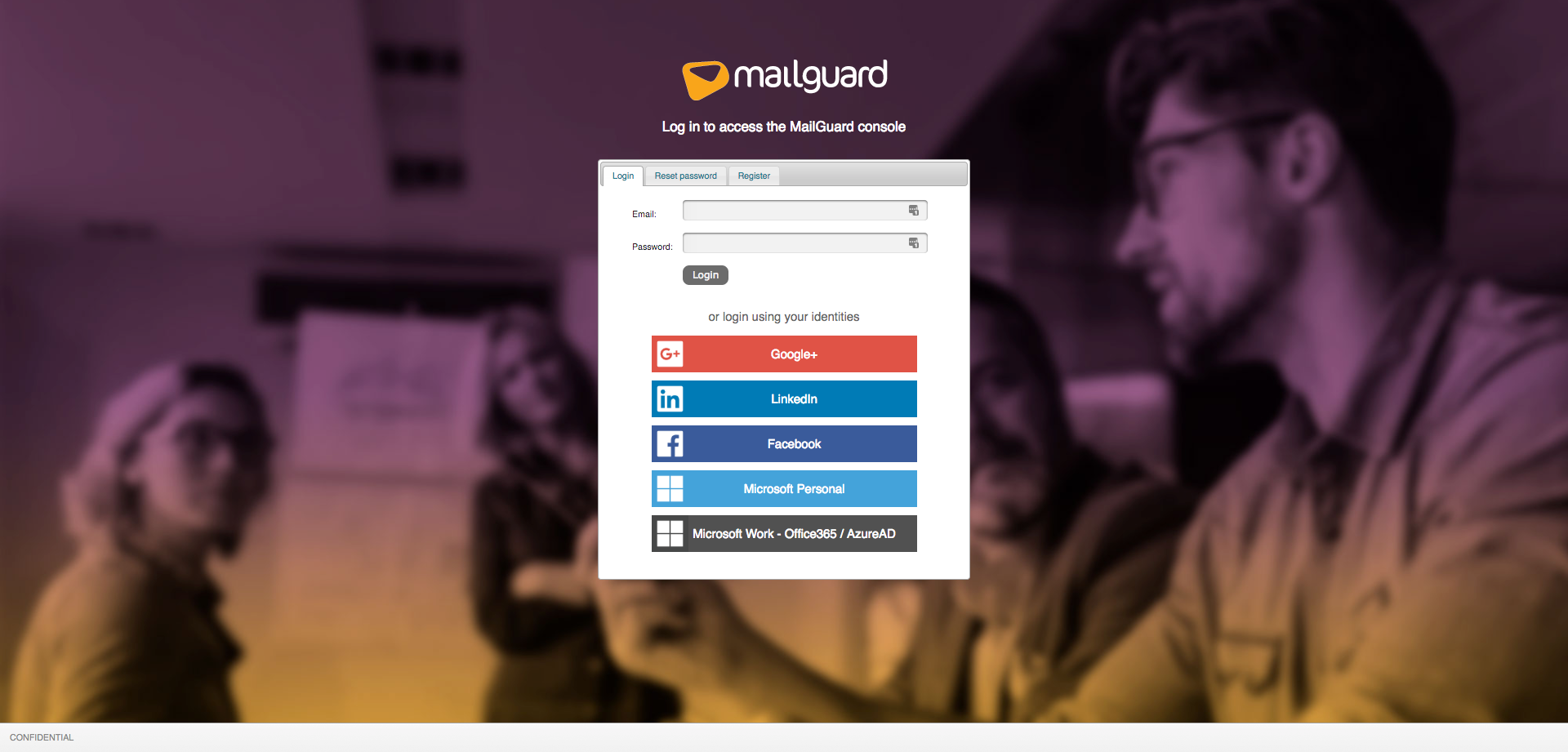 Single Sign On now available on MailGuard Console